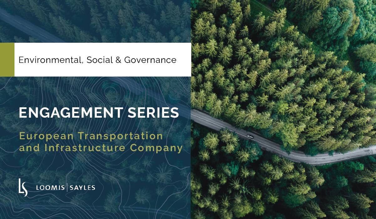ESG Engagement Series: Transportation & Infrastructure Company